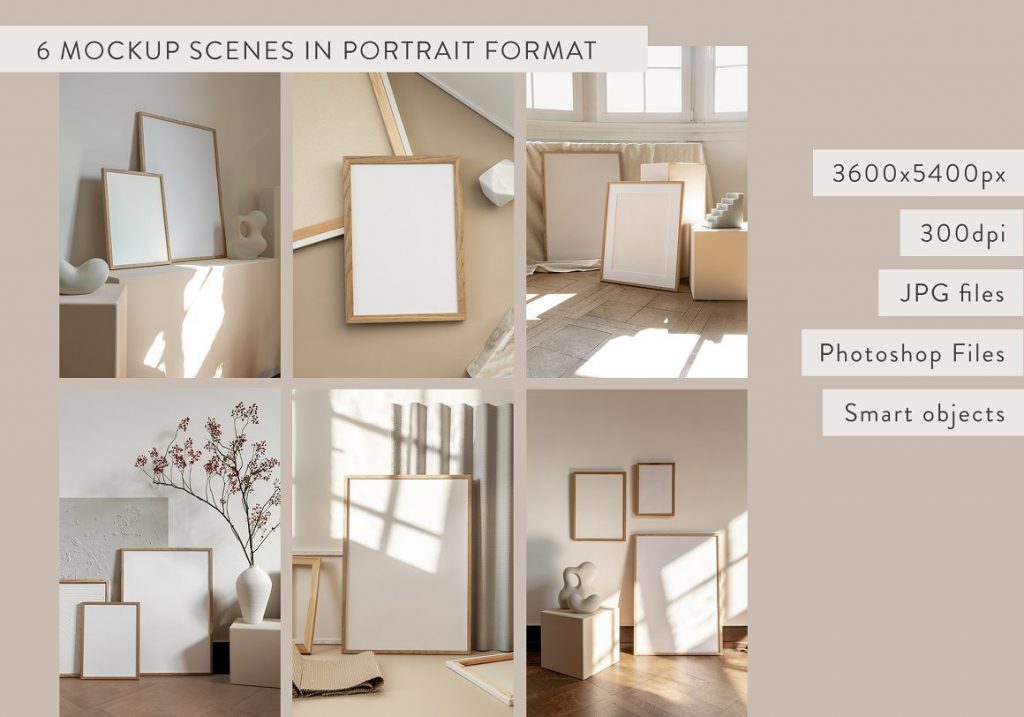 In The Studio 2 Mockup Set | Bulk Mockup